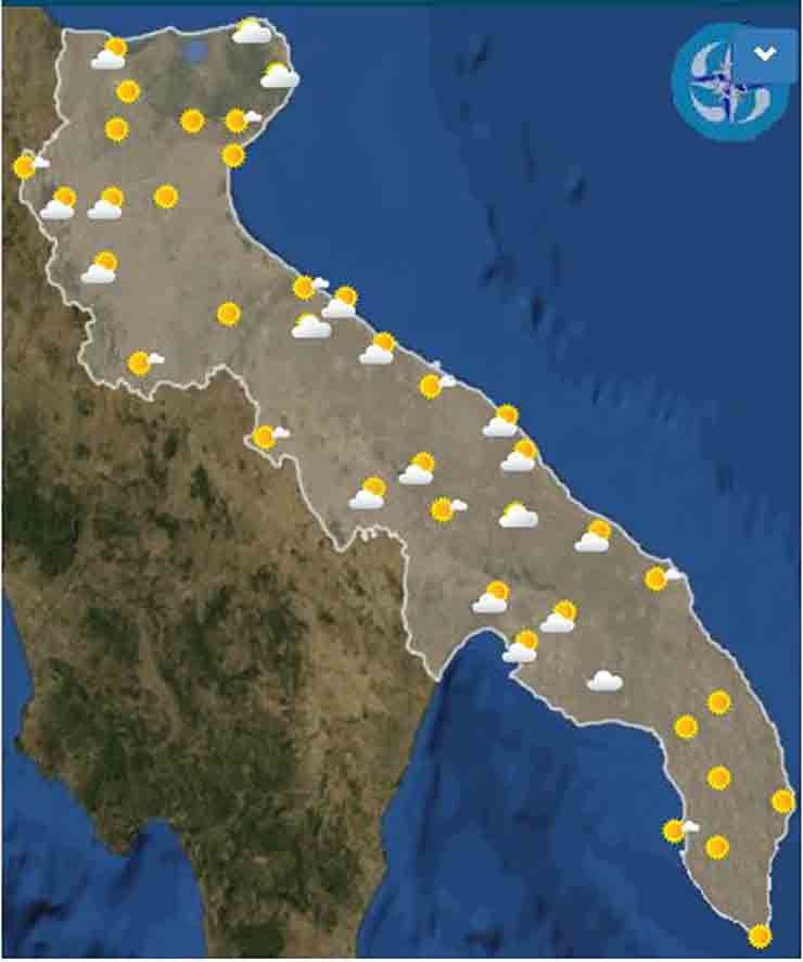 Meteo Taranto oggi martedì 5 maggio: cielo sereno - MeteoWeek