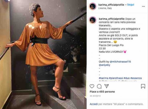 Karima bomba dopo Amici: gambe scoperte e scollatura, l'outfit da diva ...